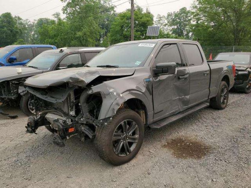 Salvage Title 2021 Ford F150 Supercrew For Sale.