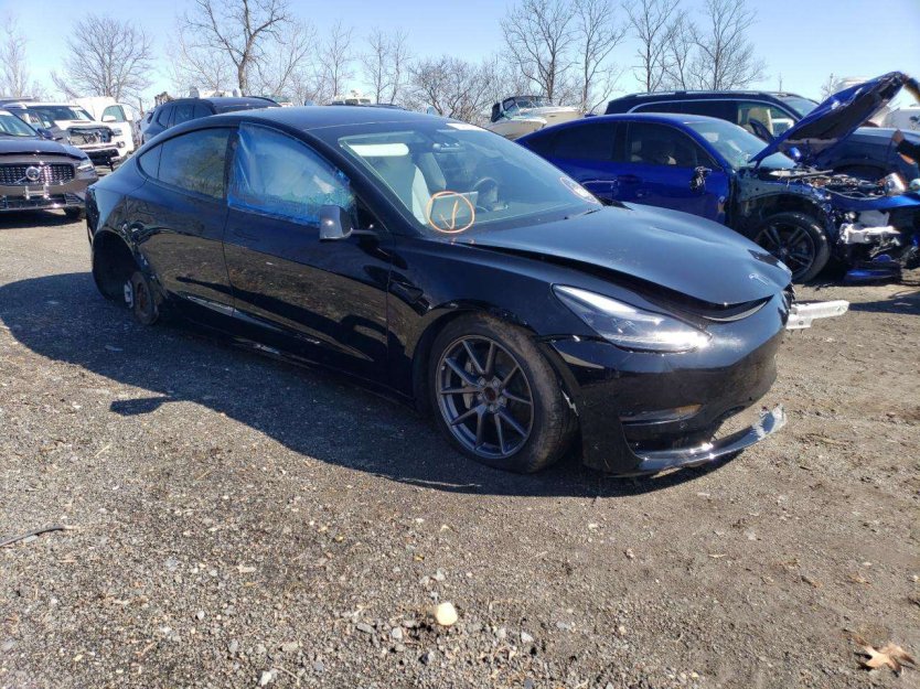 Sold: Salvage 2021 Tesla Model 3