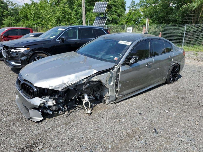 Salvage Title 2021 Bmw M5 For Sale.
