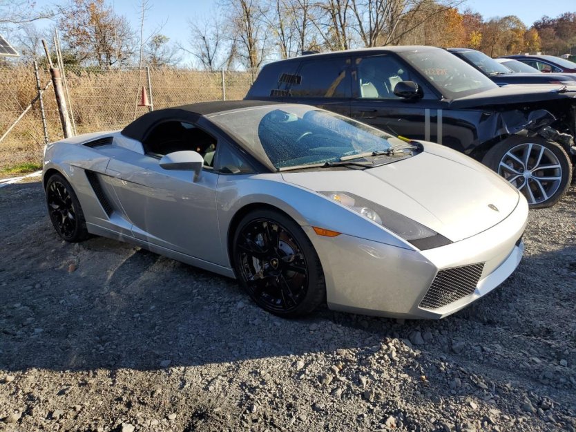 Sold: Salvage 2007 Lamborghini Gallardo Spyder