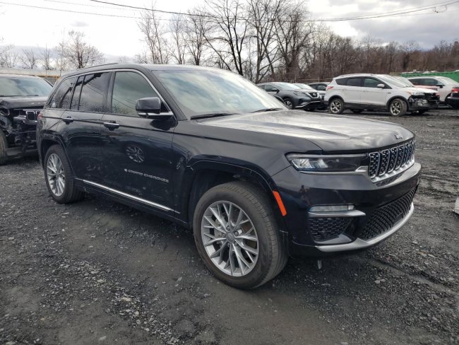 Salvage Title 2022 Jeep Grand Cherokee Summit With 46,853 Miles For Sale | Bidgodrive